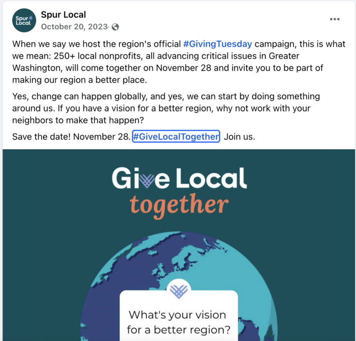 GivingTuesday Social Media Tips